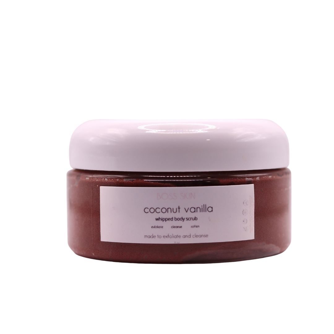 Coconut Vanilla Body Scrub | Boss Up Cosmetics